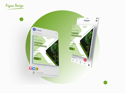 Social media post design in Figma by K_DESAIN on Dribbble