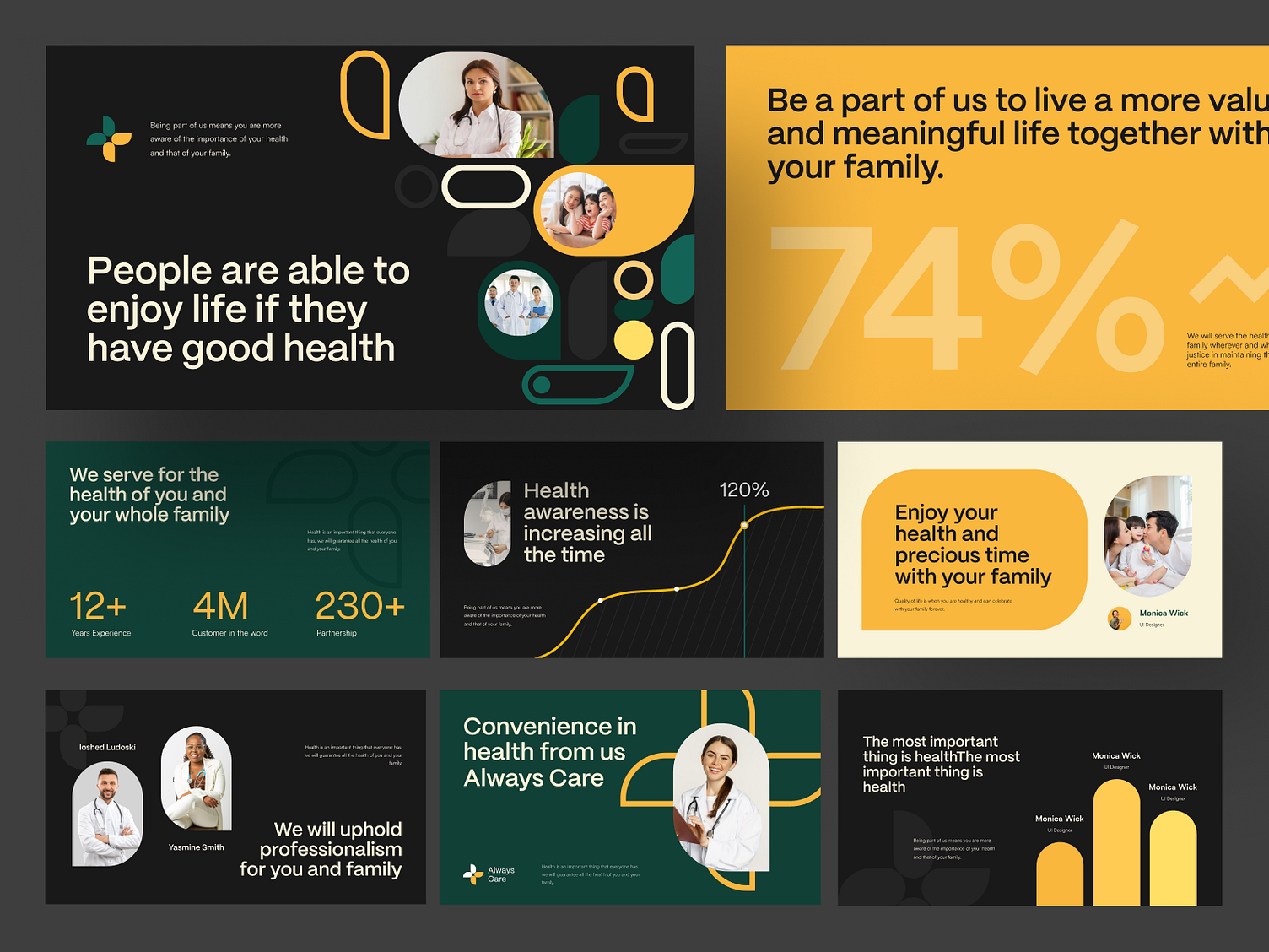 Health Pitchdeck Exploration by Paperpillar on Dribbble