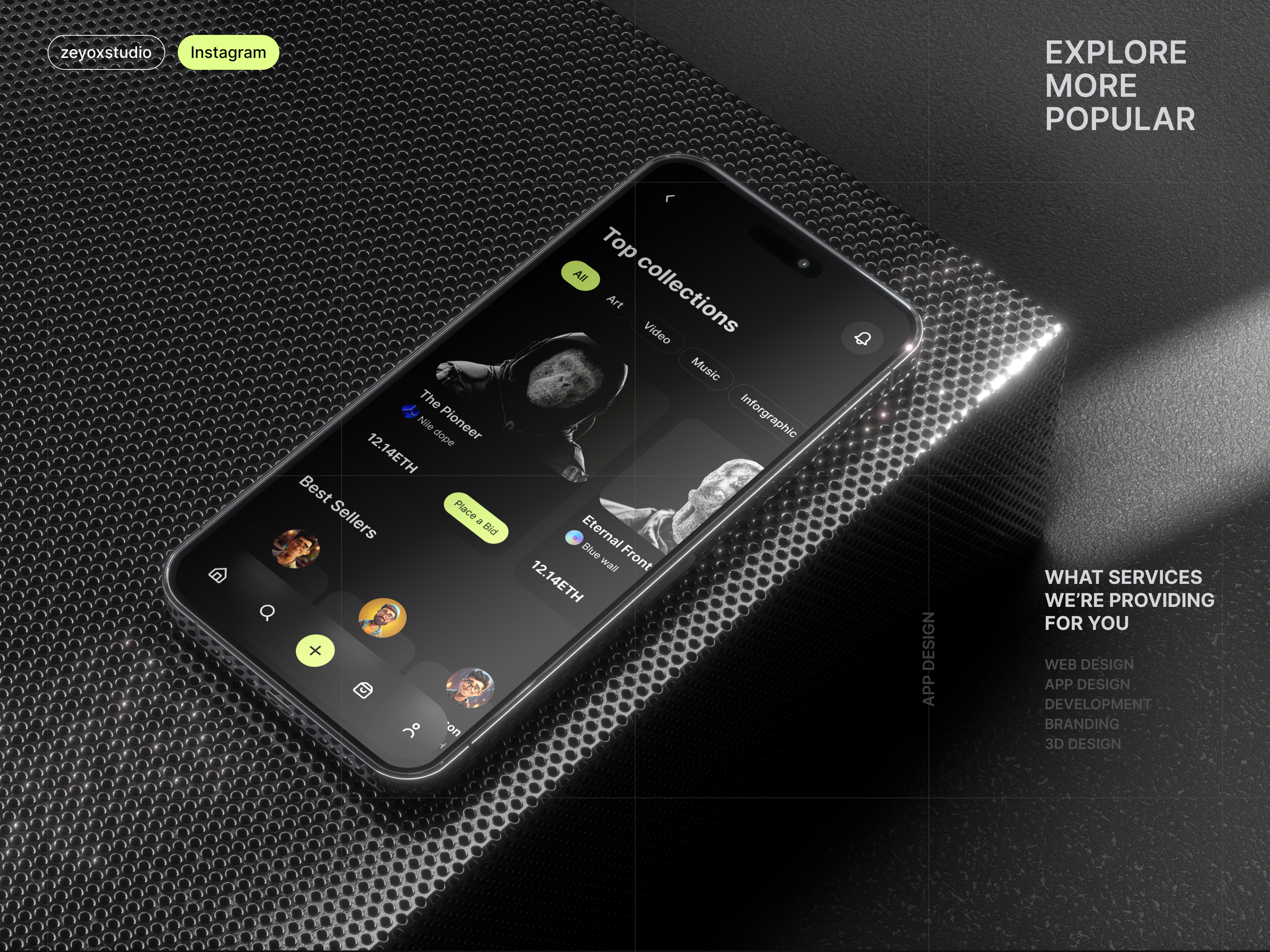 Mobile app design by Muhammad Shofiuddoula for Zeyox Studio on Dribbble