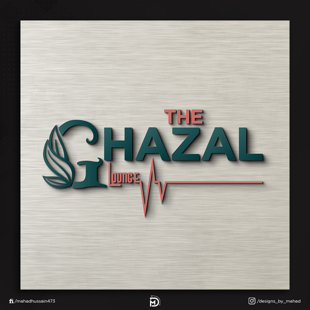 Ghazal Lounge Spa Logo by Mahad Hussain on Dribbble