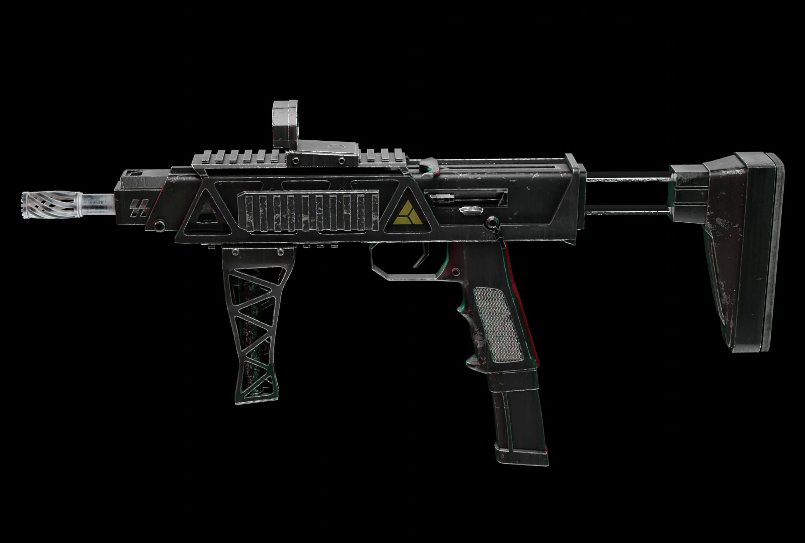 Video Game Submachine Gun by Hamza Abbas on Dribbble