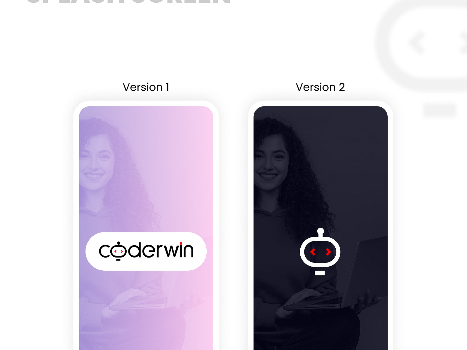 Splash Screen Versions For an App by Mohammad Asif on Dribbble