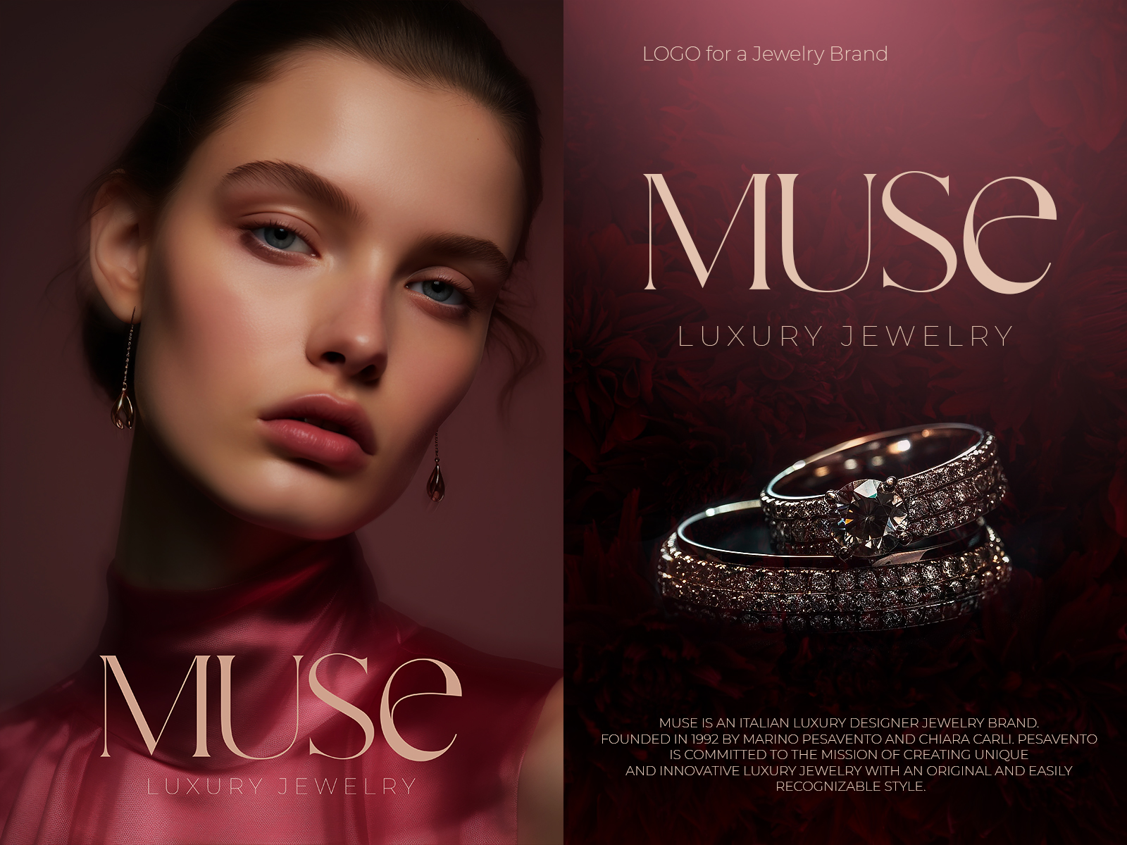 LOGO for MUSE. Jewelry Brand by Tanya Morozova on Dribbble