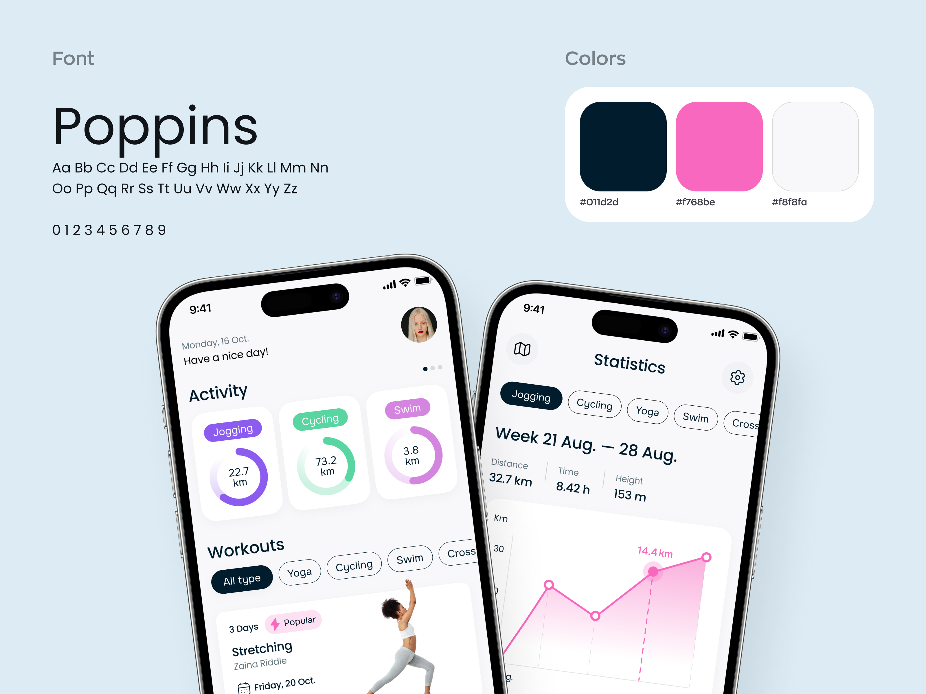 Fitness App Design Concept by Dmitry Lauretsky for Ronas IT | UI/UX ...