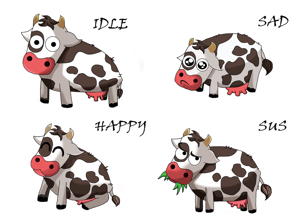 Cow designs, themes, templates and downloadable graphic elements on ...