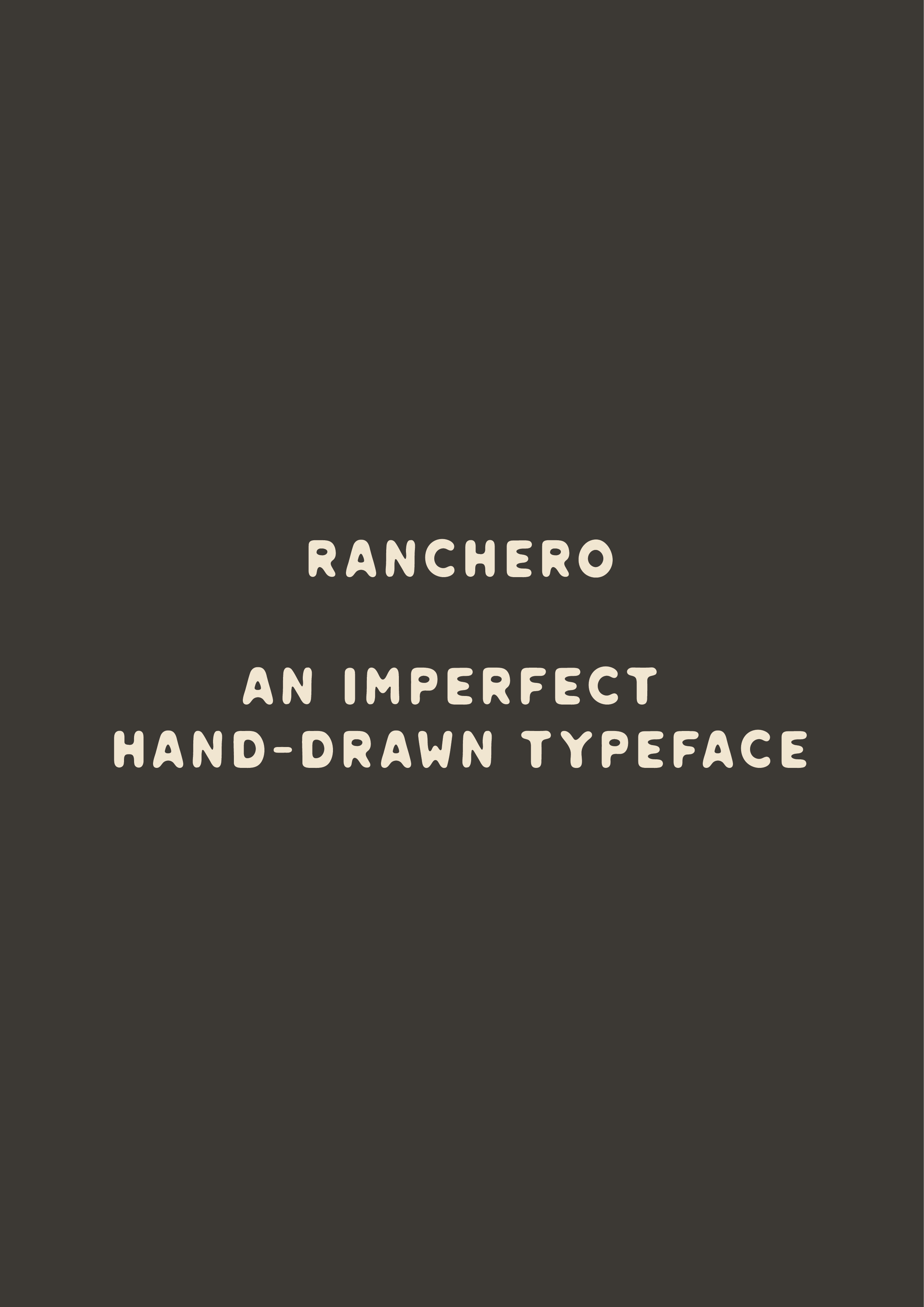 Ranchero Typeface - Handmade by Ocotillo Design Studio by Ocotillo ...