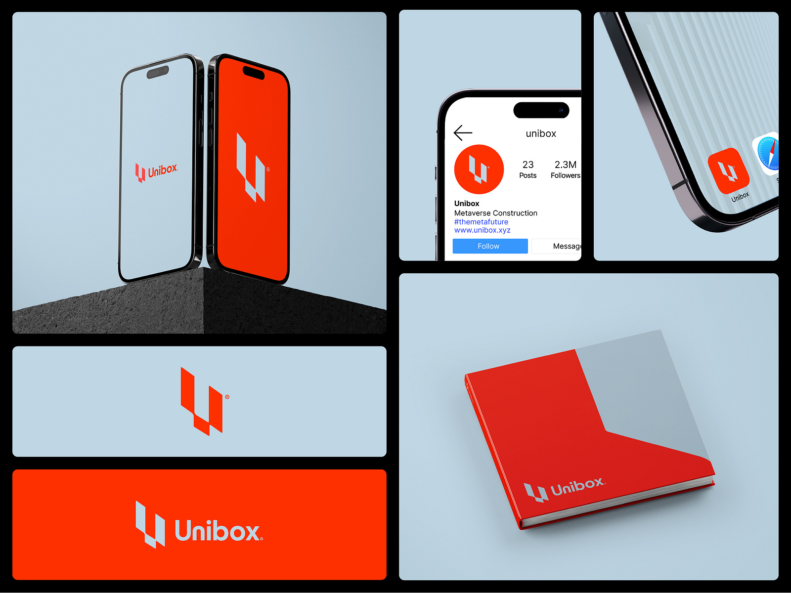 Unibox - Logo Design -> Metaverse Construction by Fahad Mir on Dribbble