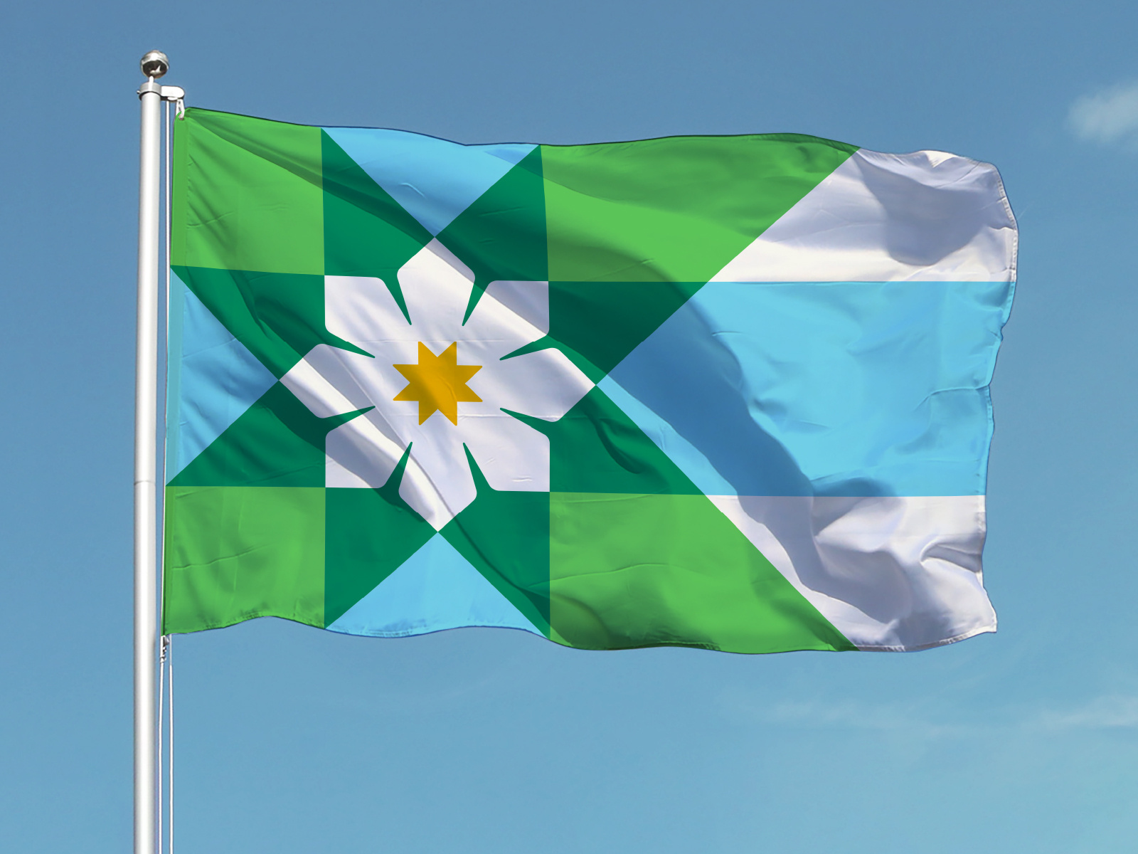 Minnesota State Flag Redesign Option 1 by Allan Peters on Dribbble