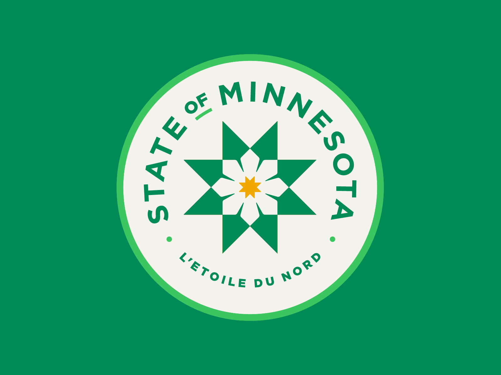 Minnesota State Flag Redesign Option 1 by Allan Peters on Dribbble