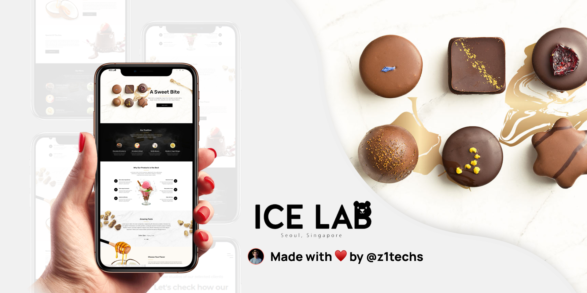 Ice Cream Mobile App designs, themes, templates and downloadable ...