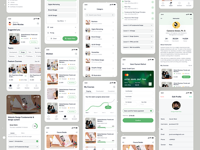 Course App UI Kit by Ofspace UX/UI on Dribbble