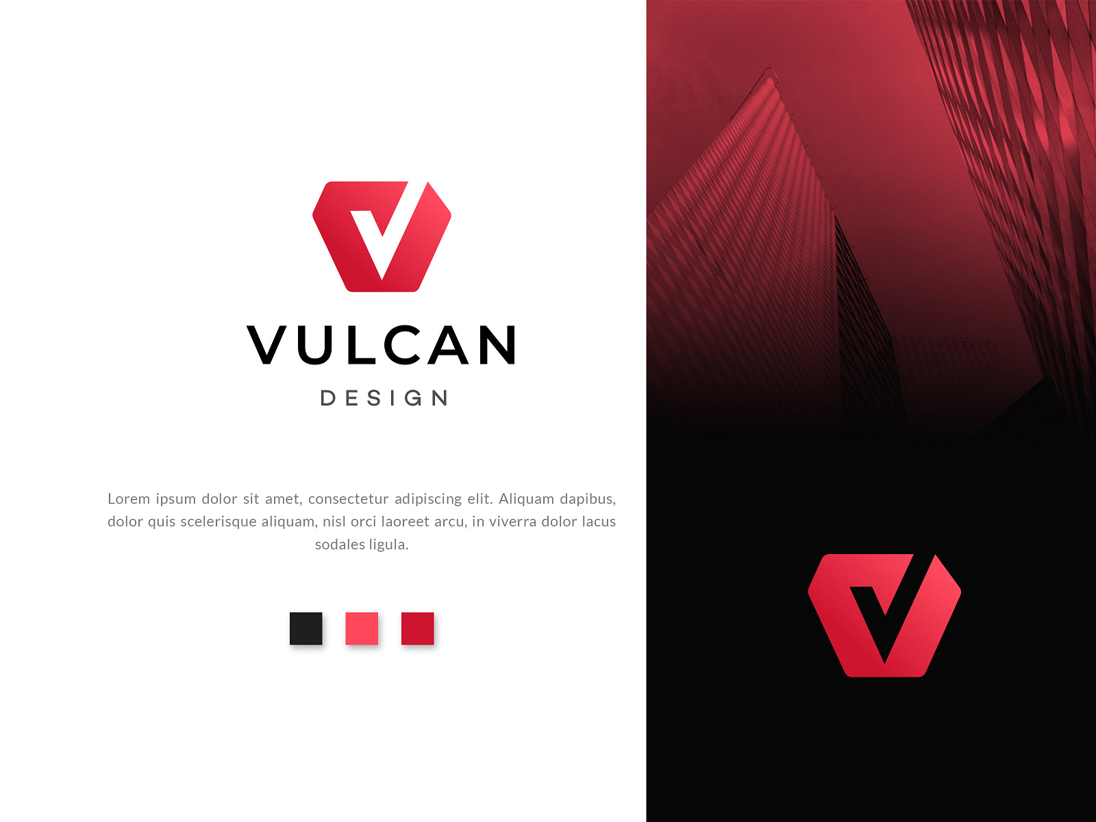 Logo and Branding design for VULCAN DESIGN by SHADMIN SHAKIB on Dribbble