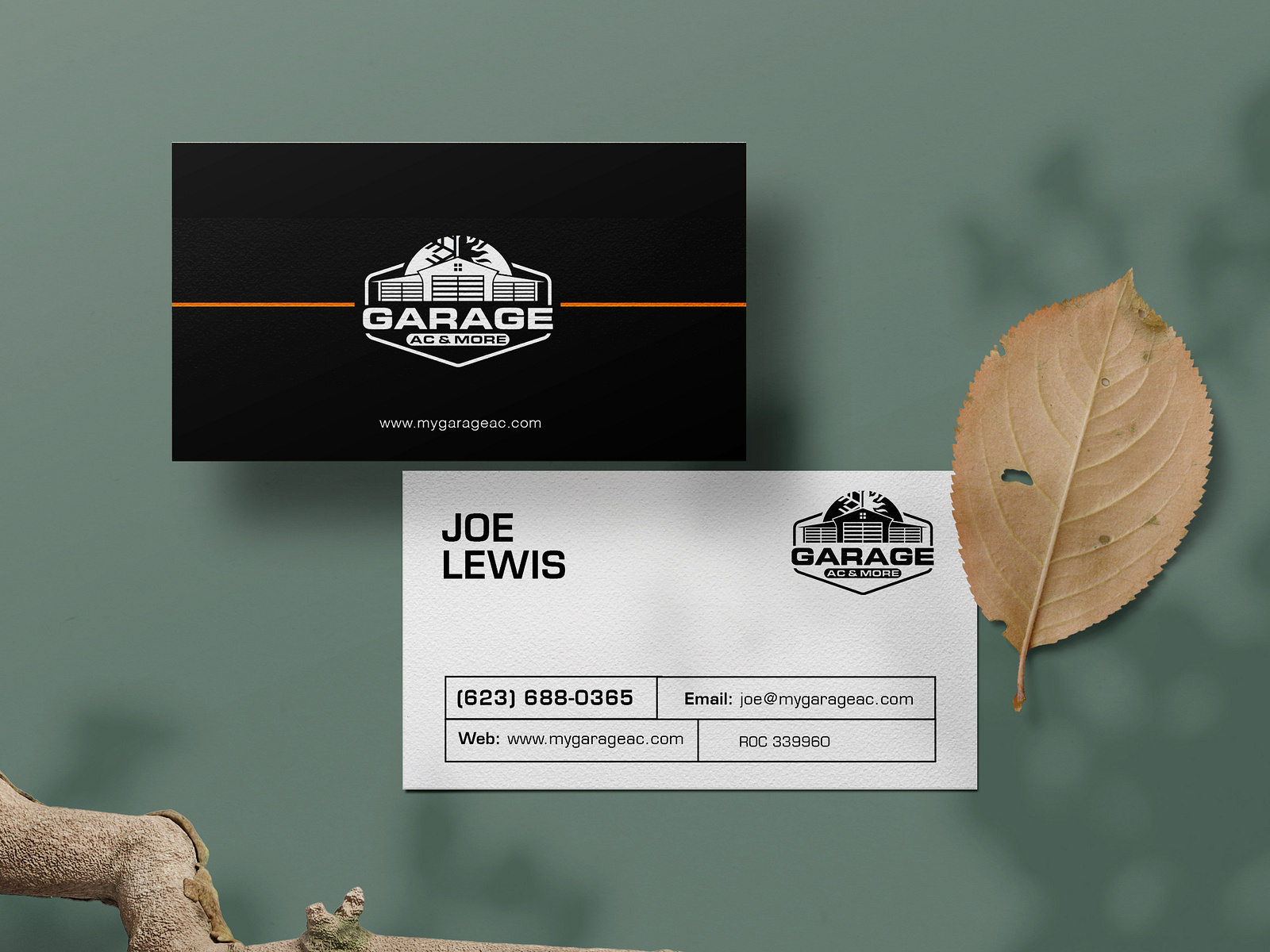 Automotive Garage Business Card Design by BrandSlick on Dribbble