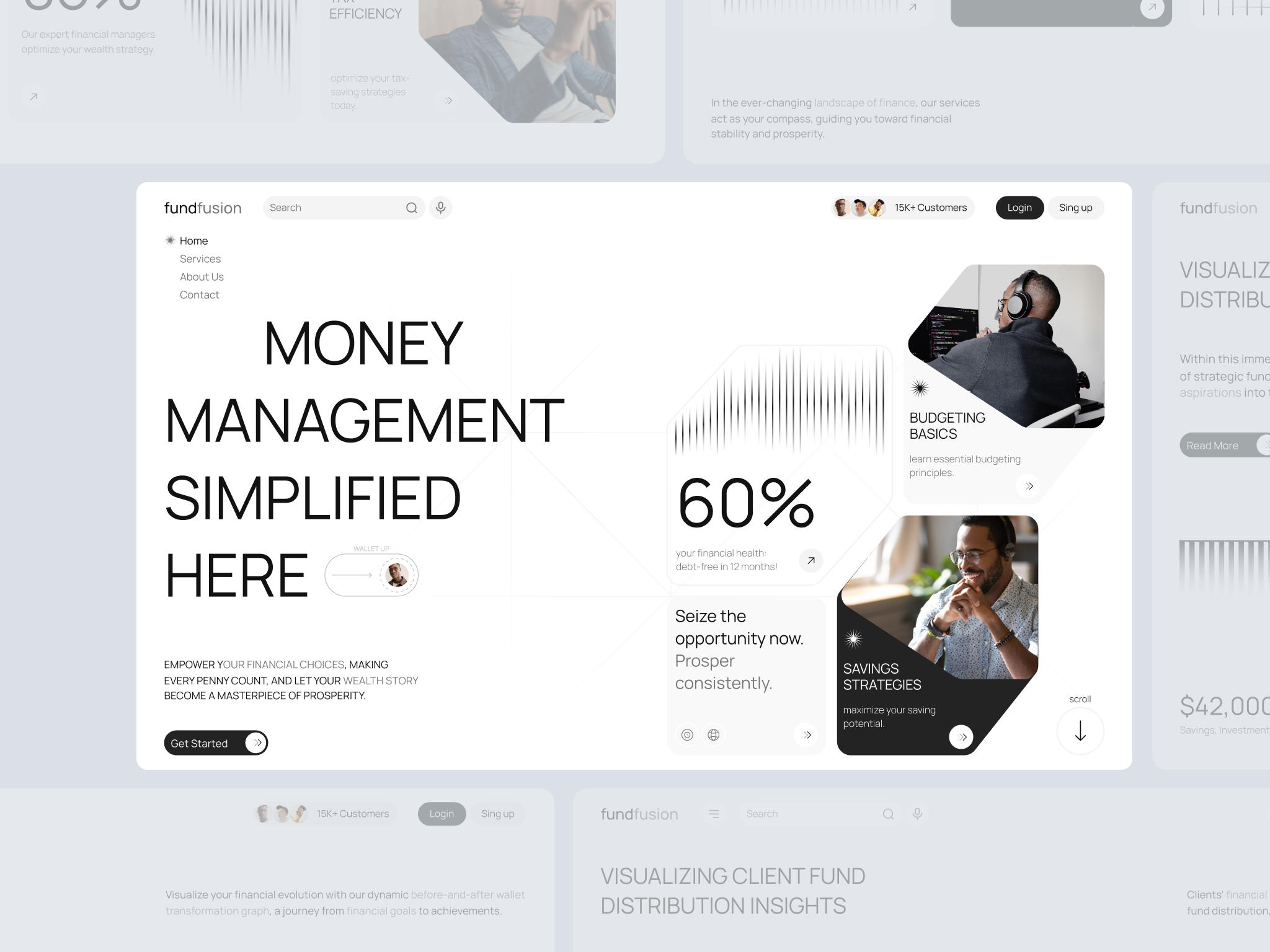 Money Management Platform by Sam Halpert for Awsmd on Dribbble