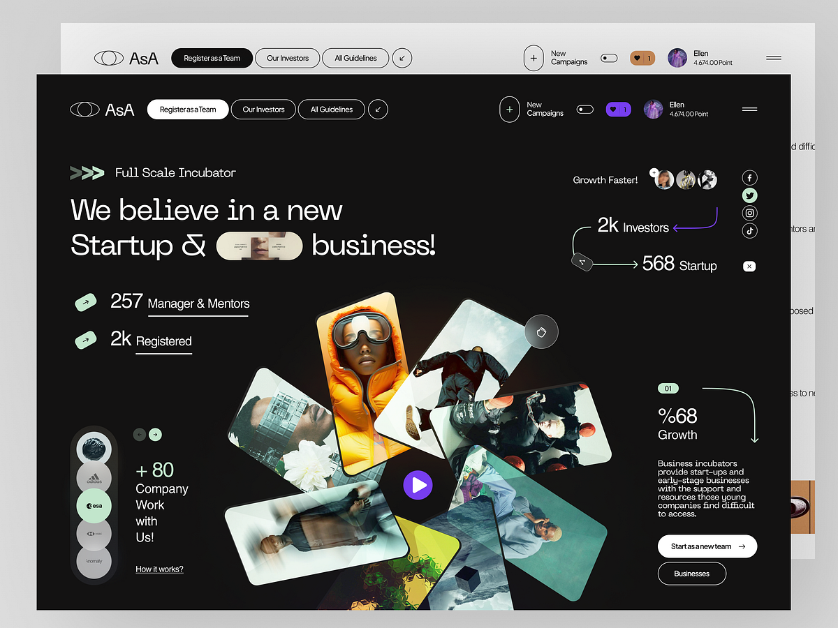 Browse thousands of Webflow images for design inspiration | Dribbble