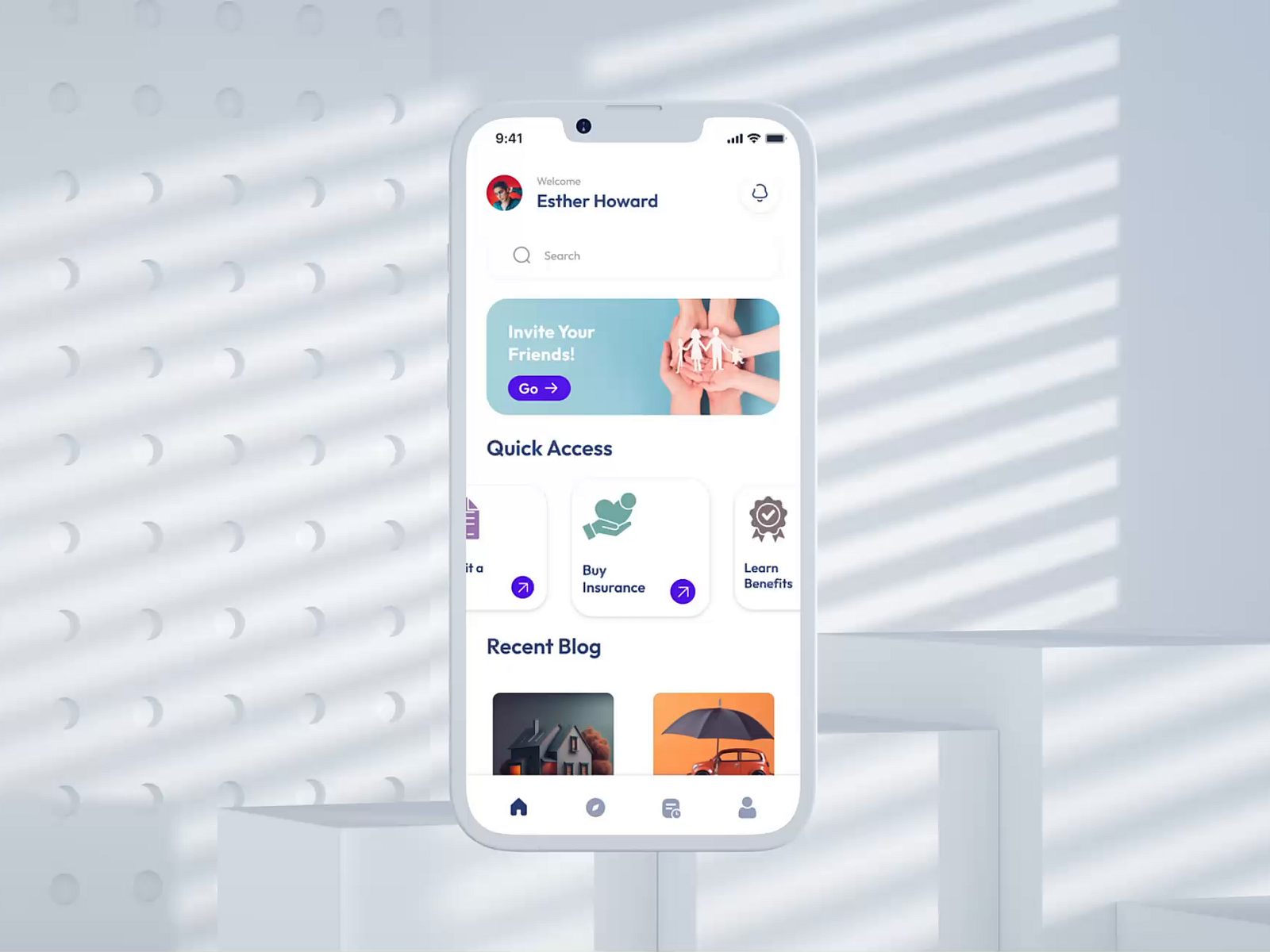 Health Insurance Mobile App UI Animation by Creatibuzz Mobile for ...