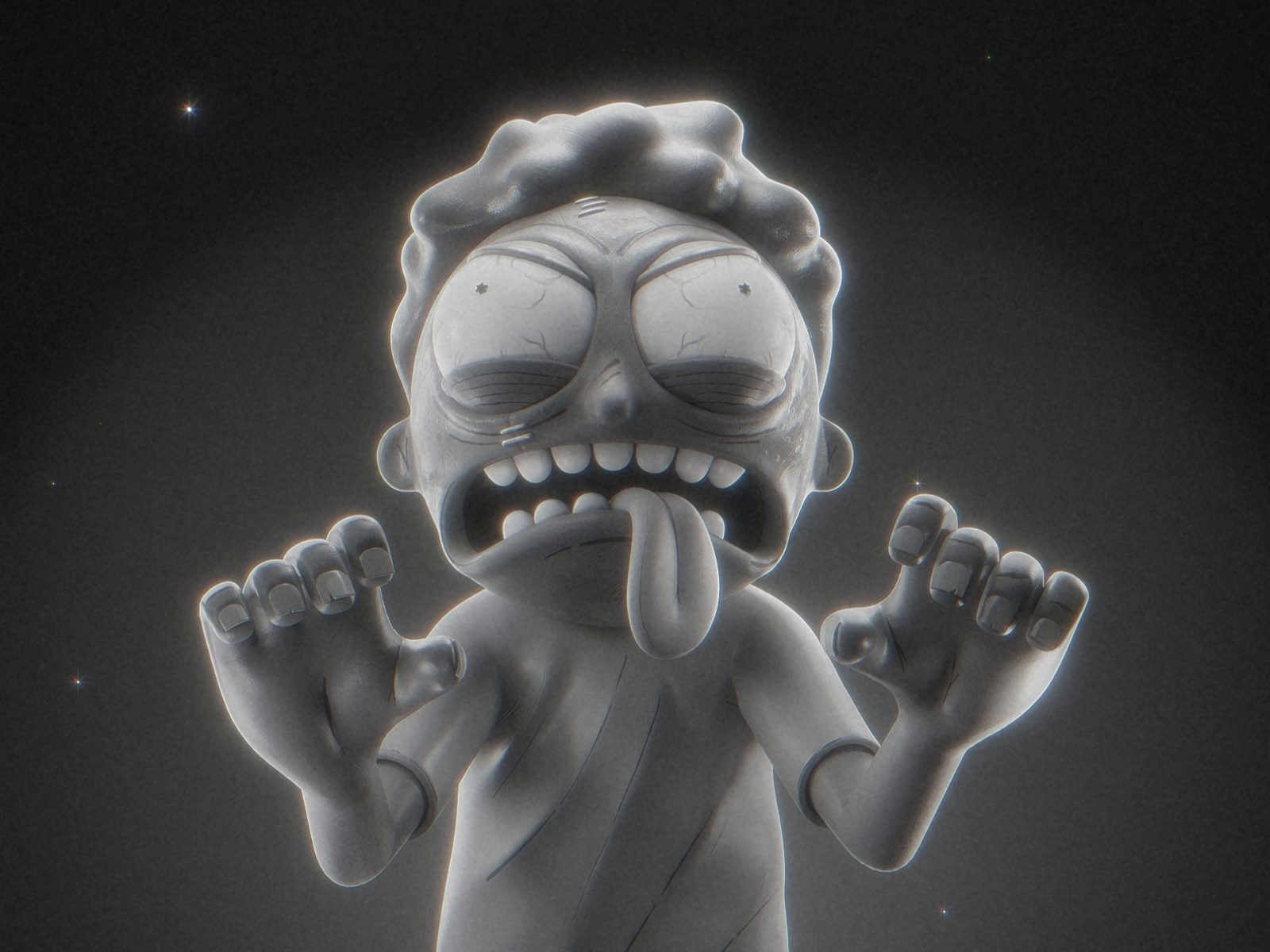 Zombie Morty by Slava Romanov for Rocketboy Design on Dribbble