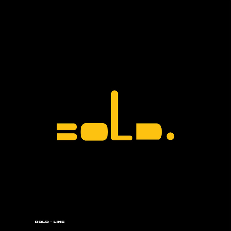 BOLD LINE LOGO by sehrish naseem on Dribbble