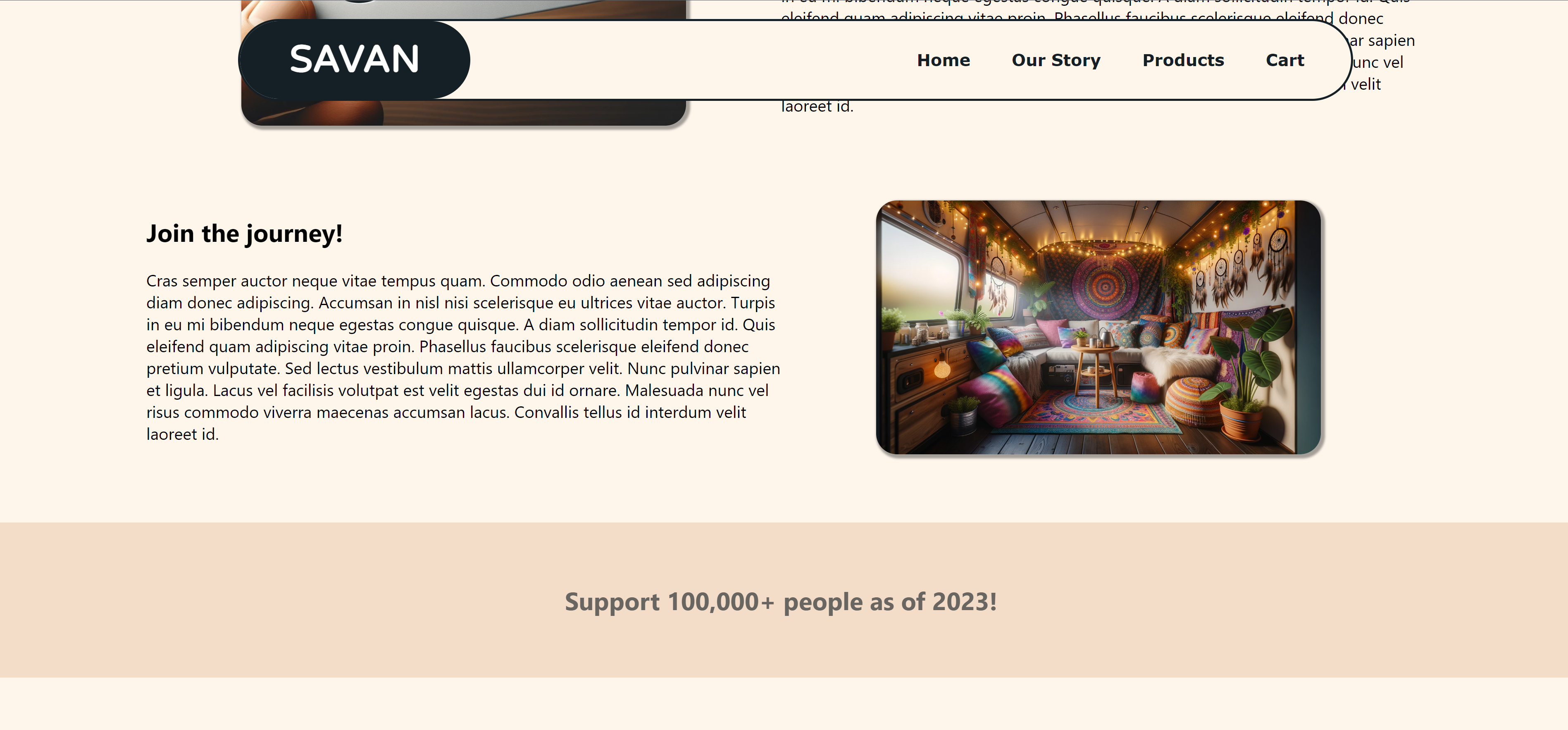 Savan - Web Page Design by Ryan Rudd on Dribbble