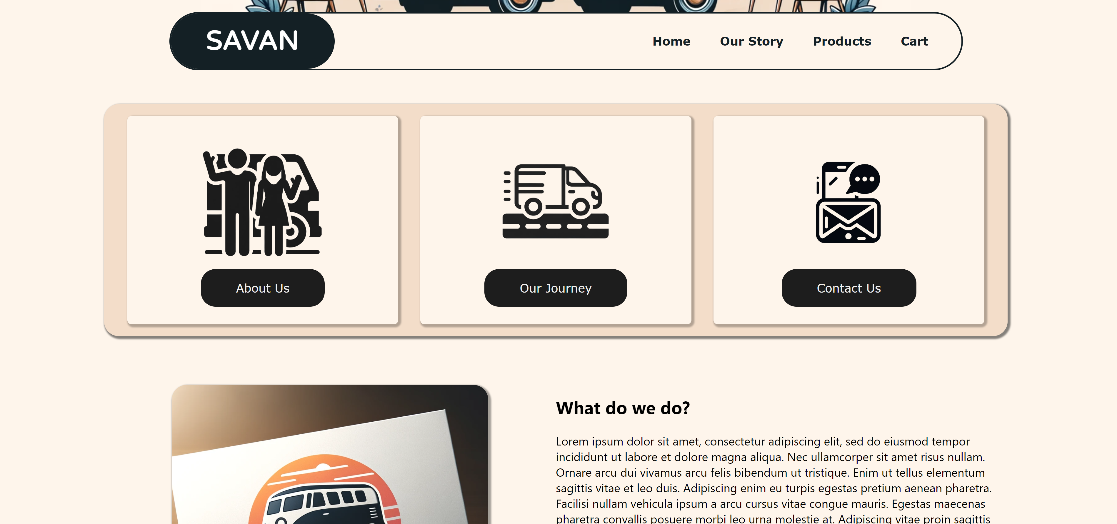 Savan - Web Page Design by Ryan Rudd on Dribbble