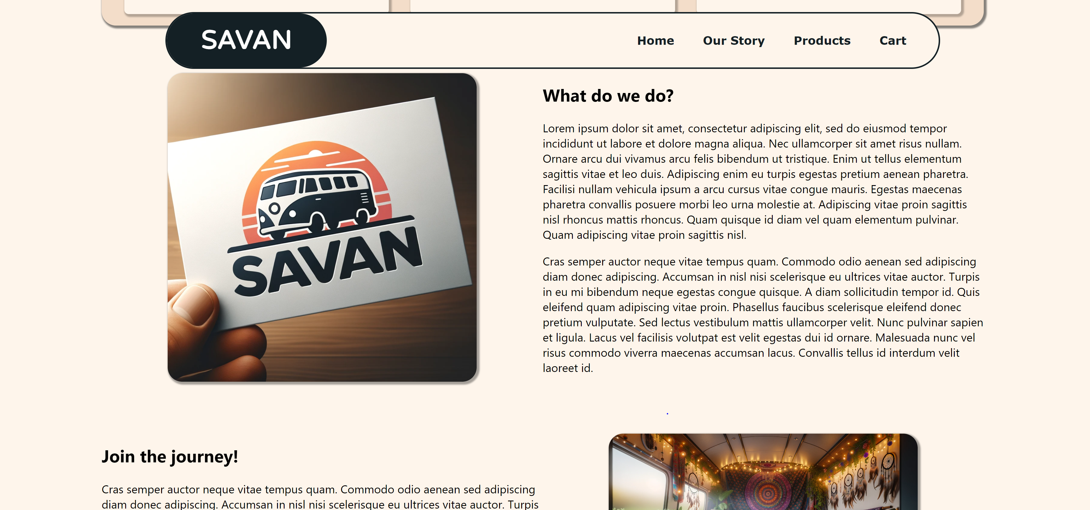 Savan - Web Page Design by Ryan Rudd on Dribbble