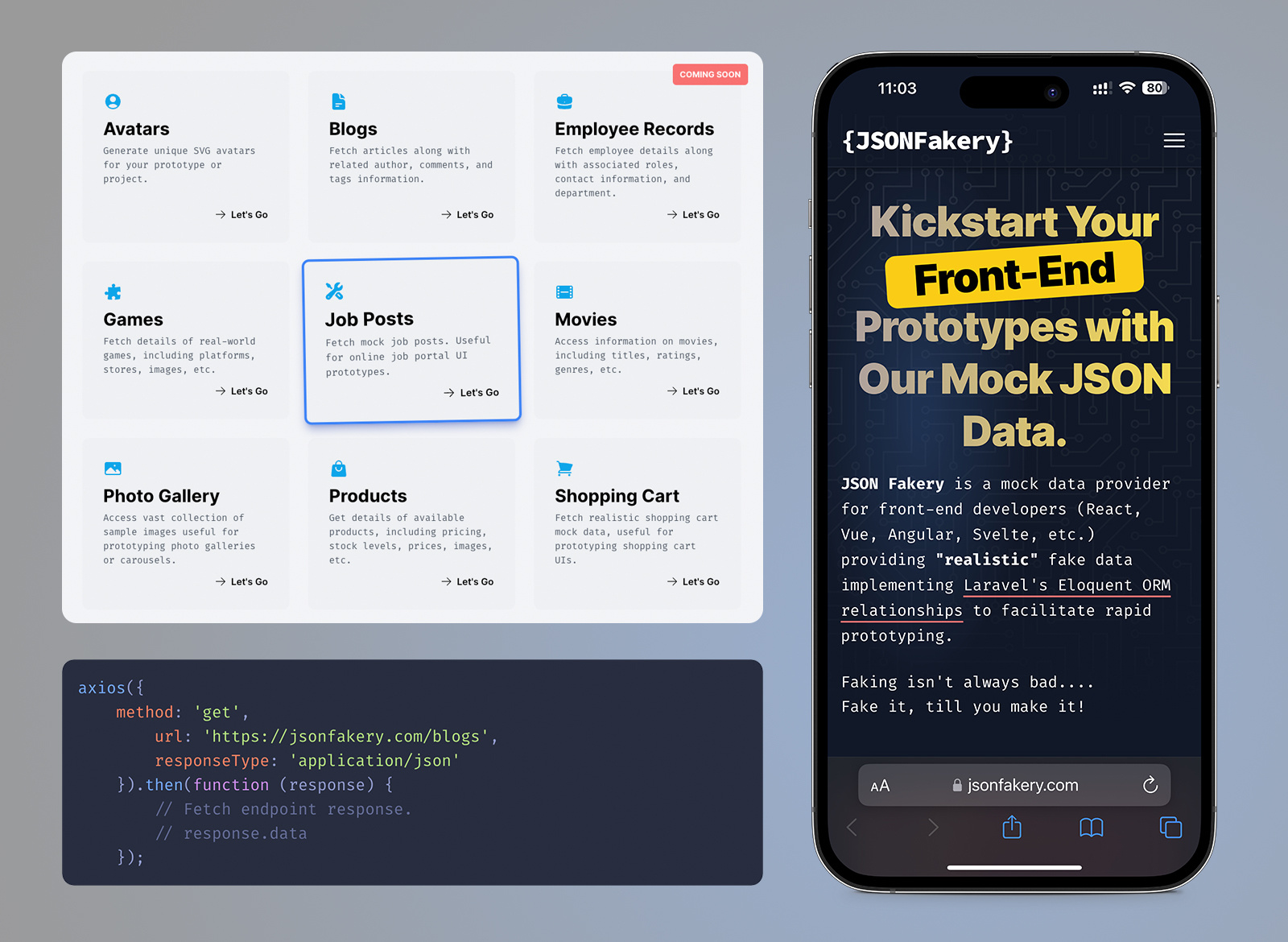 JSON Fakery by Glenn Raya on Dribbble