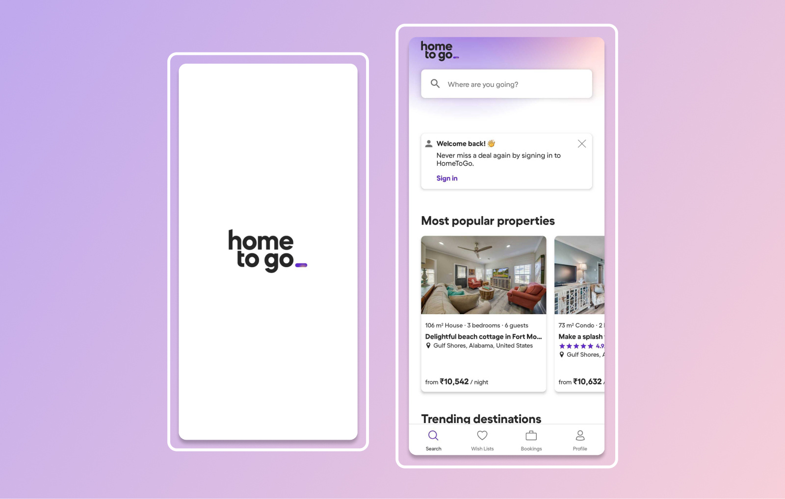 Home To Go by Furation Tech Solutions on Dribbble