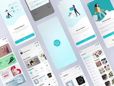 Online Shopping App Design designs, themes, templates and downloadable ...
