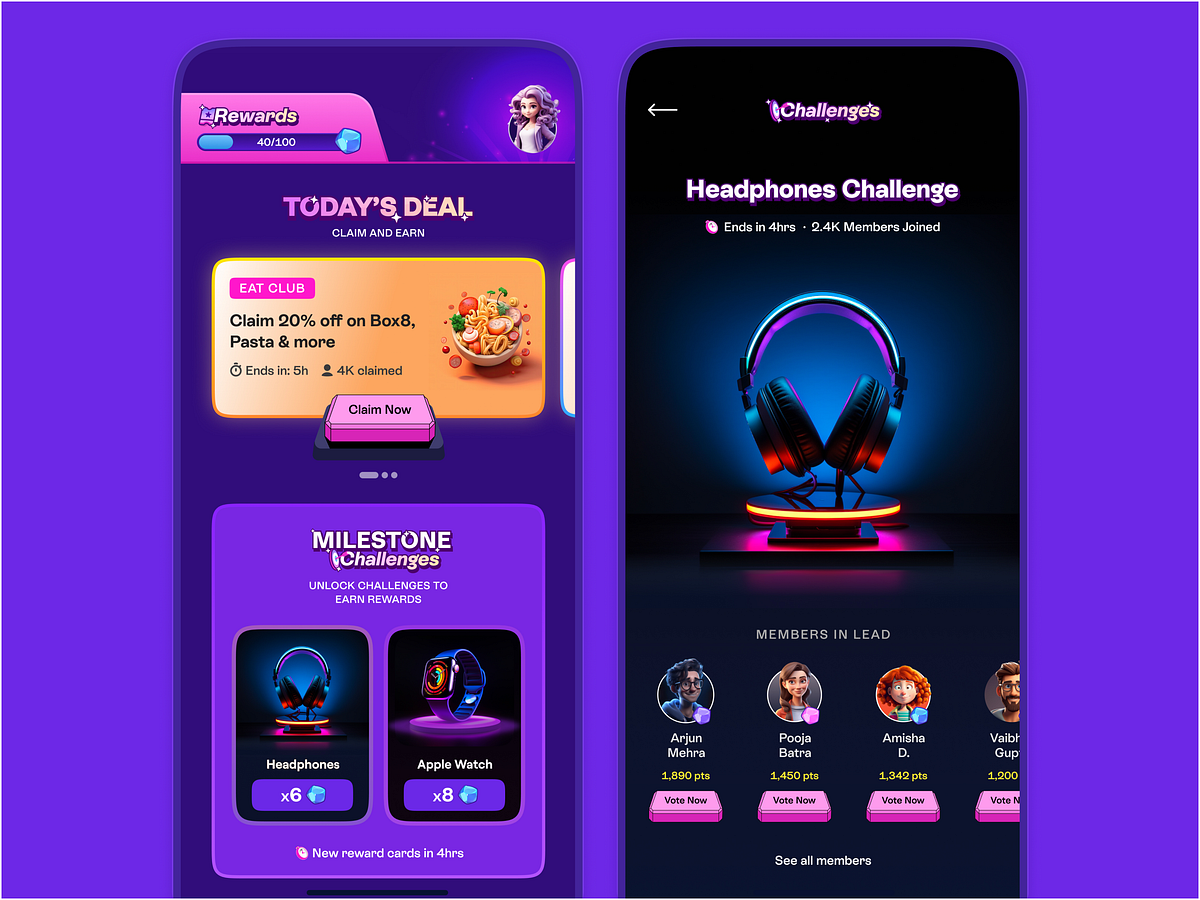 Browse thousands of Rewards Screen images for design inspiration | Dribbble