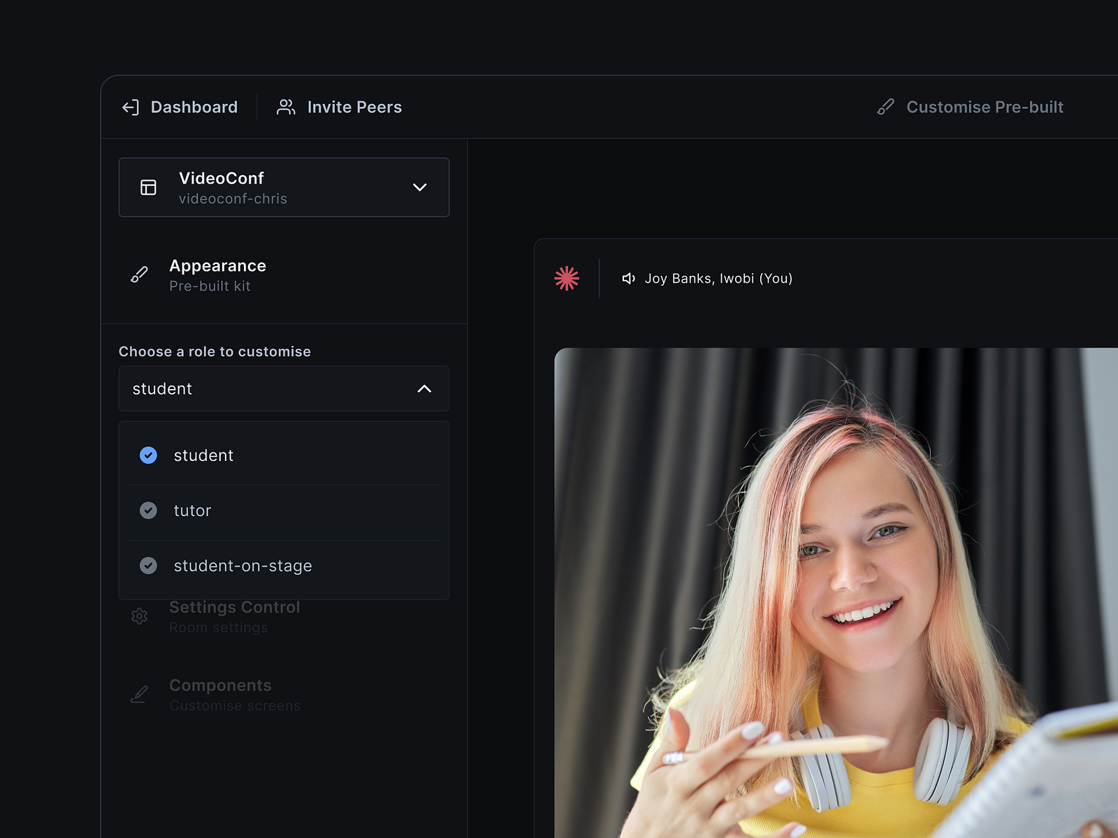 Configure Appearance - 100ms by Nihal Abdul Bari on Dribbble