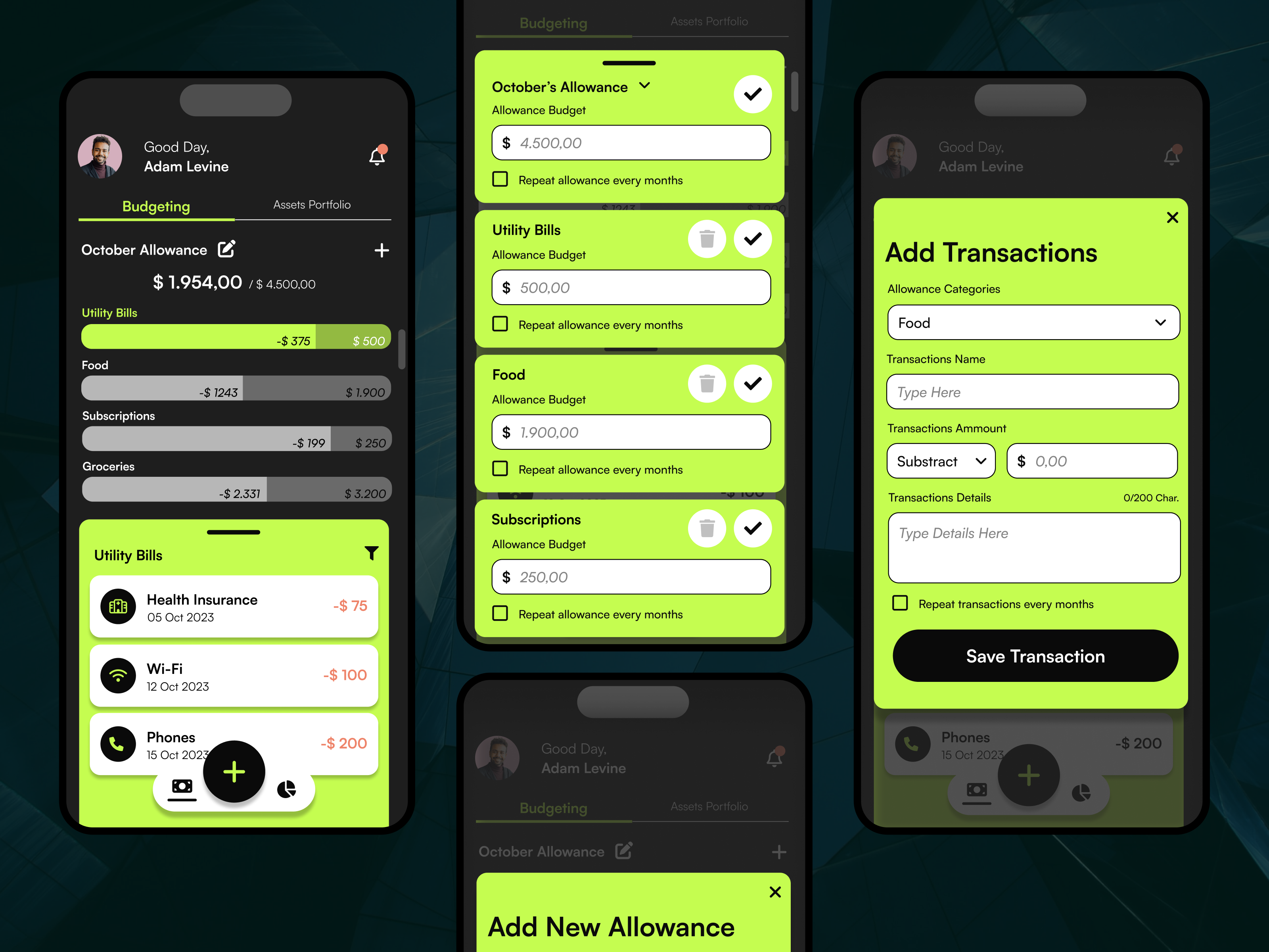 Money.tor - Financial Budgeting Mobile Apps by Aprilia L. Gunawan on ...