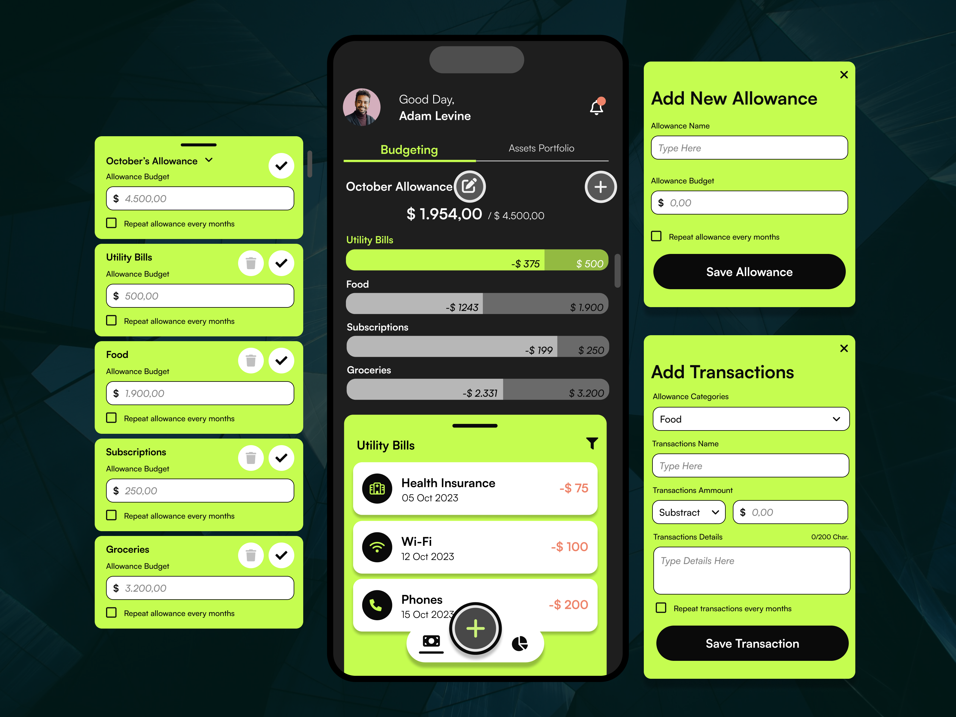 Money.tor - Financial Budgeting Mobile Apps by Aprilia L. Gunawan on ...