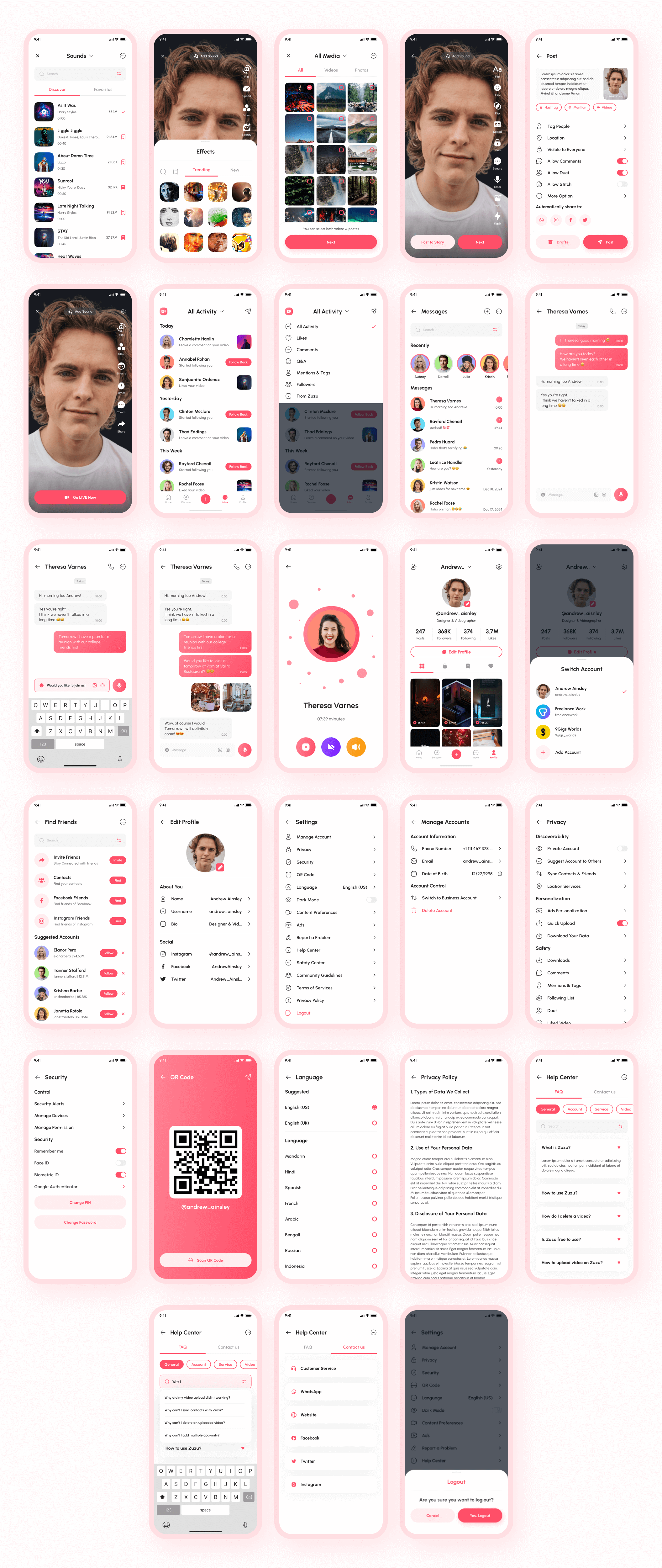 Zuzu - Short Video & Social Media App UI Kit by Sobakhul Munir Siroj on ...