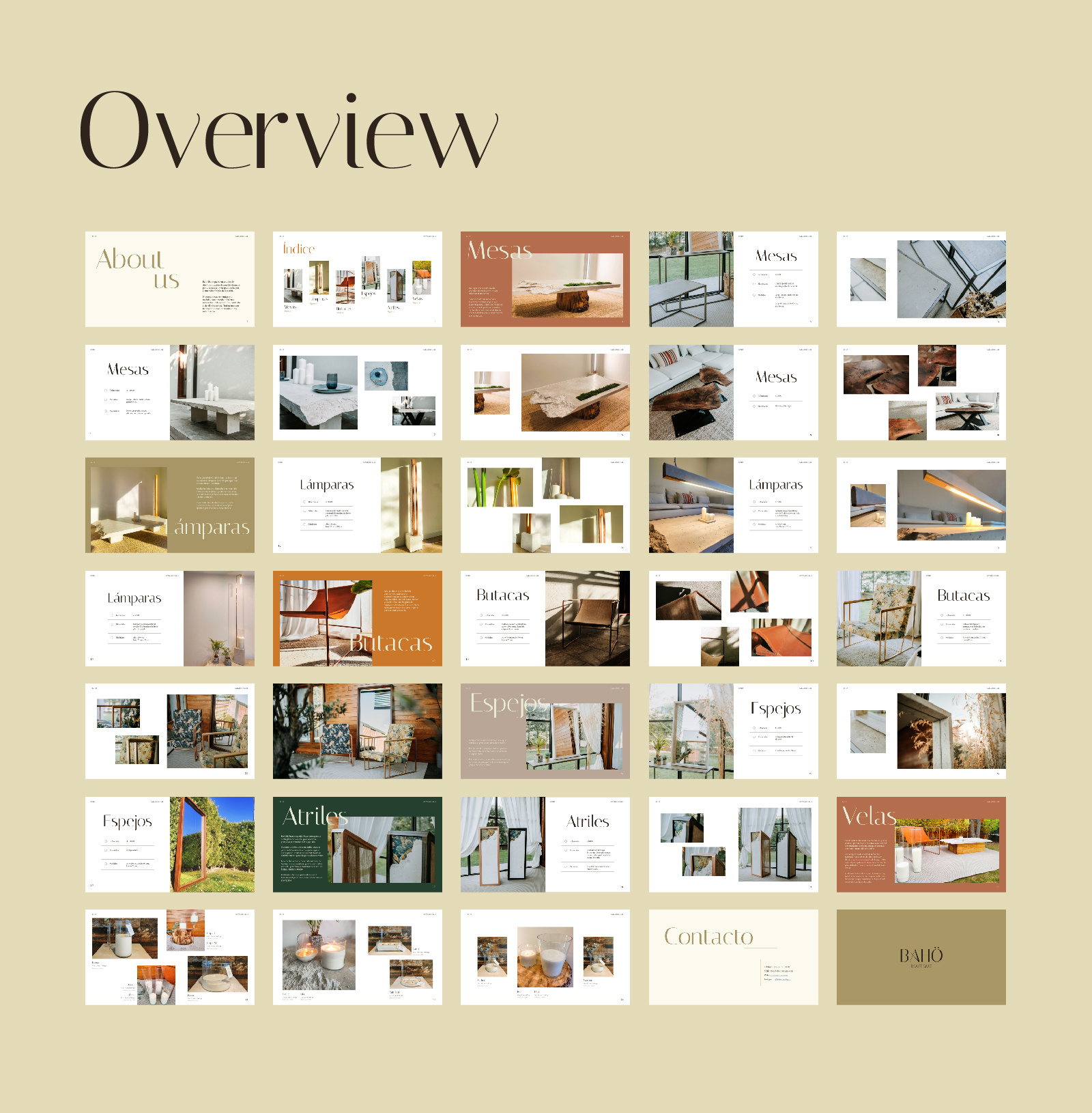 BAHO Catalogue by Ana González on Dribbble