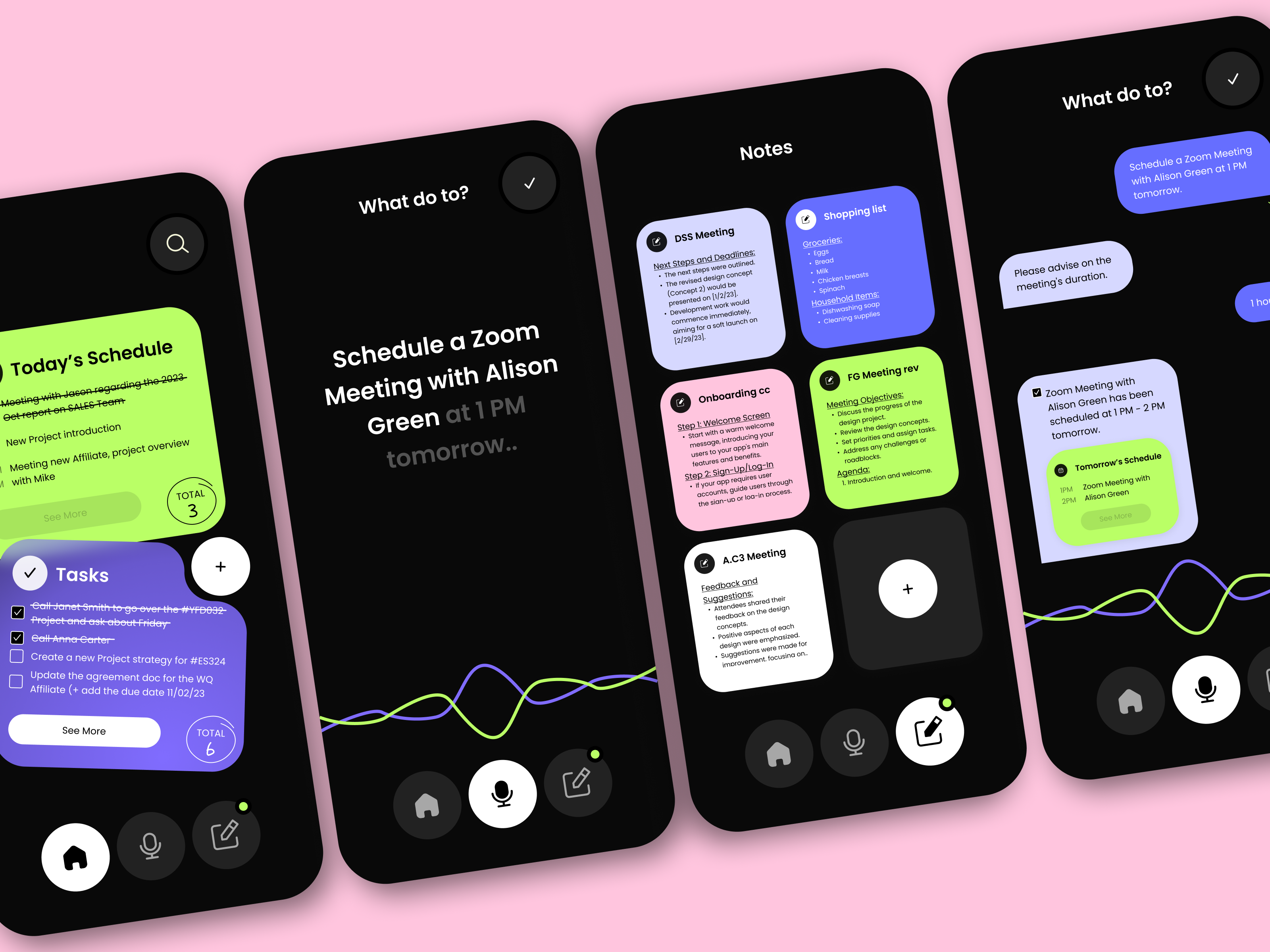 AI-Powered Personal Assistant App Design by Jessica Ledbetter on Dribbble