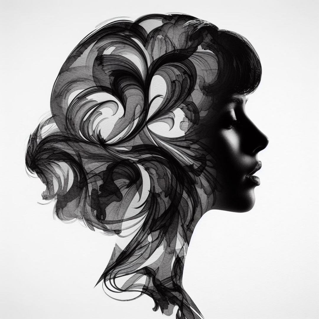 Woman profile by Uliana on Dribbble