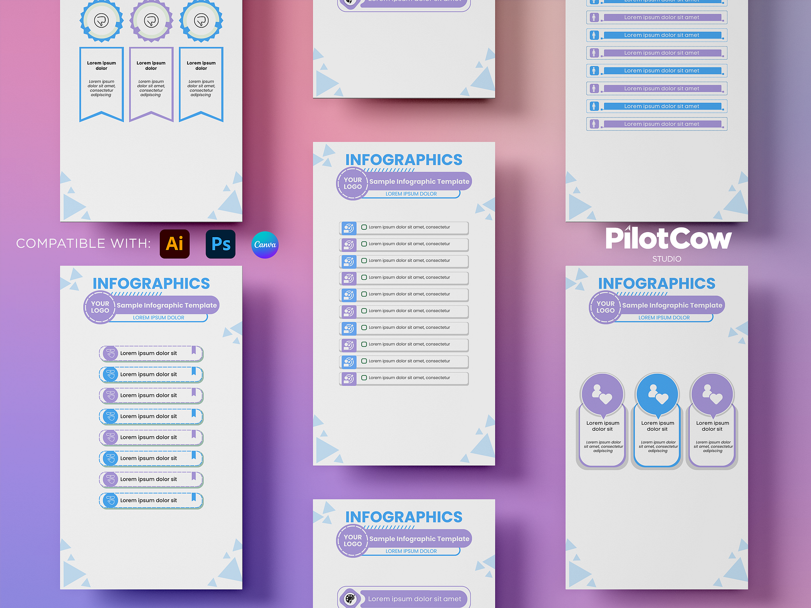 Engrossing Portrait Infographic by Princess Juan on Dribbble