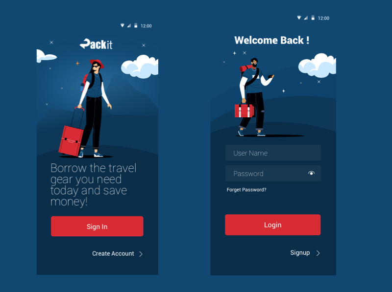 Login Screen designs, themes, templates and downloadable graphic ...