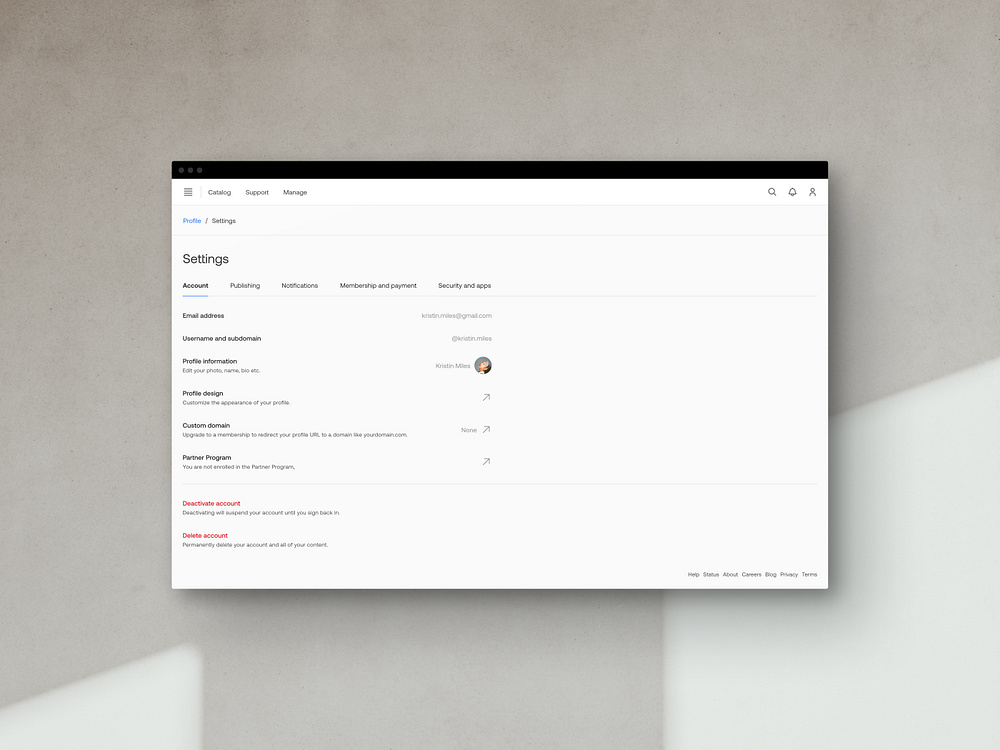 Browse thousands of Profile Settings images for design inspiration ...