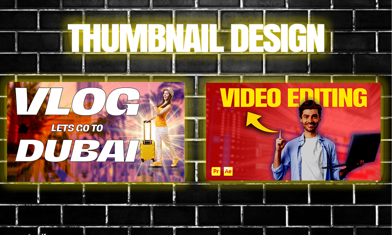 Youtube Thumbnail design by Abdul Basit on Dribbble