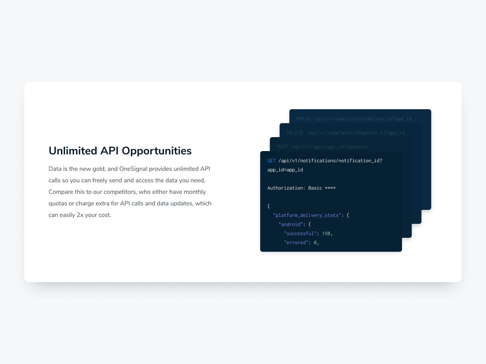Unlimited API Opportunities By Catherine J Supnet For OneSignal On