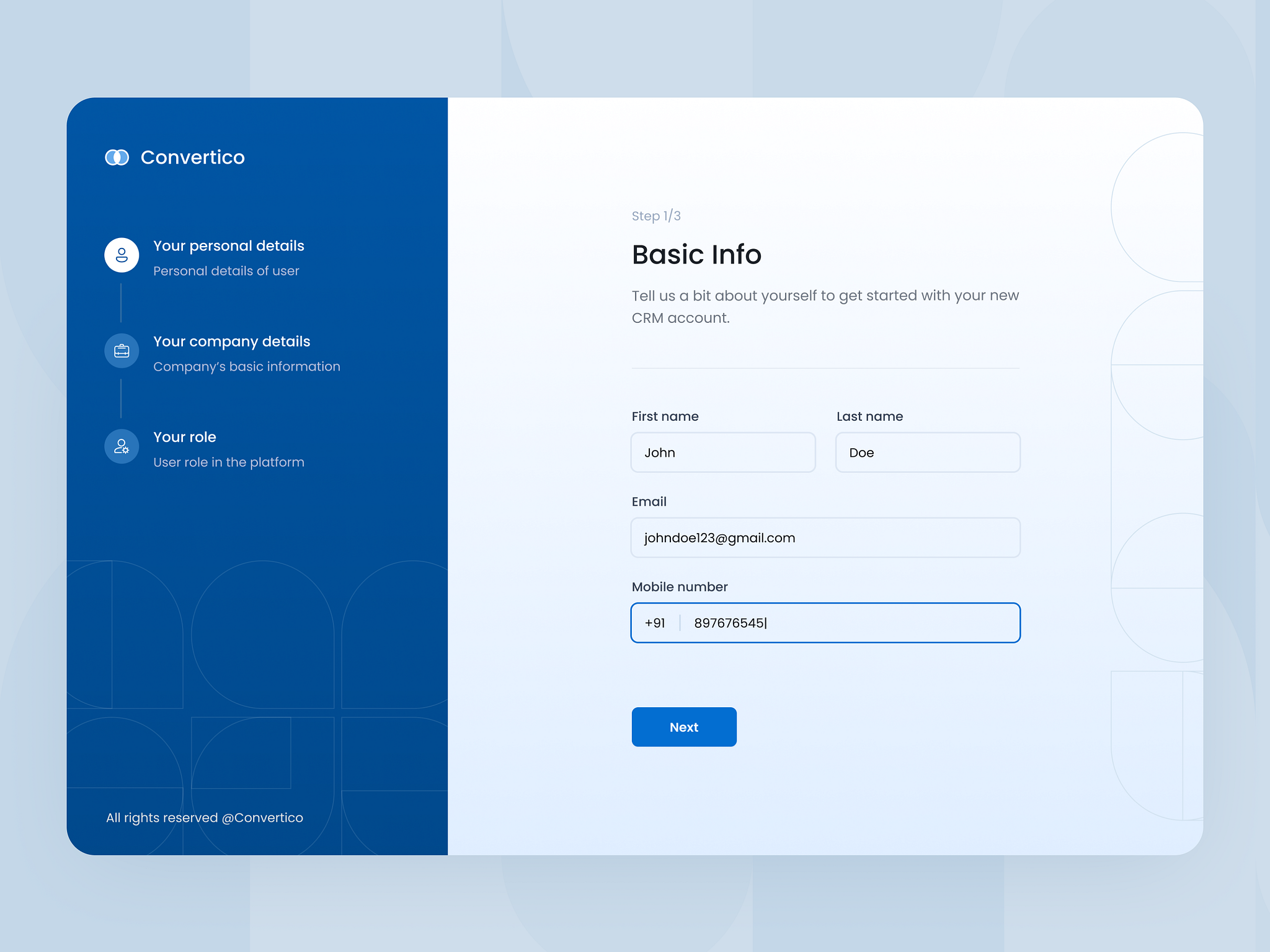 Onboarding Form, SaaS Platform by Octet Design Studio on Dribbble