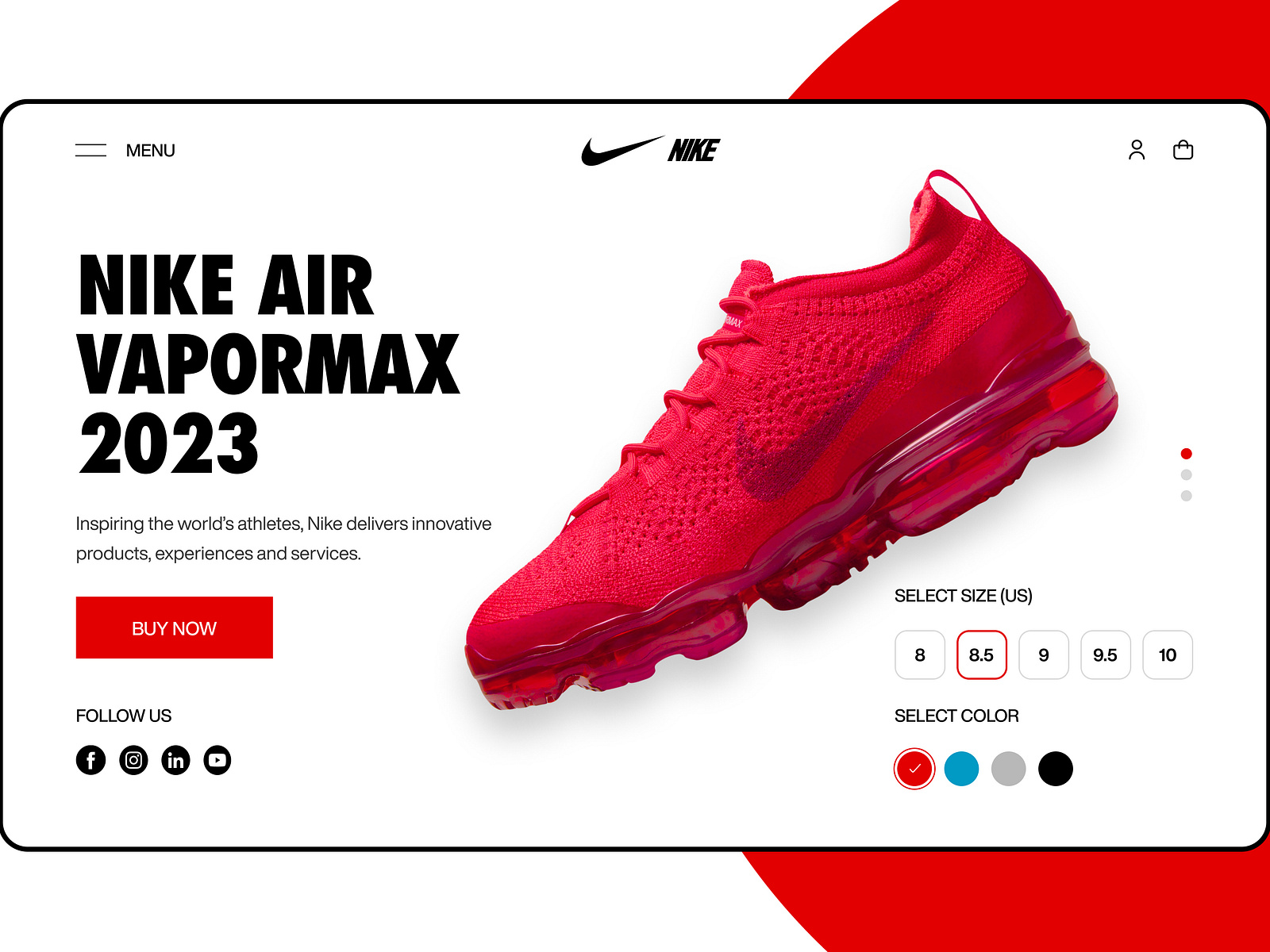 NIKE - Hero Design Concept 2.0 by Md Rasel Al Mamun 🚀 for ...