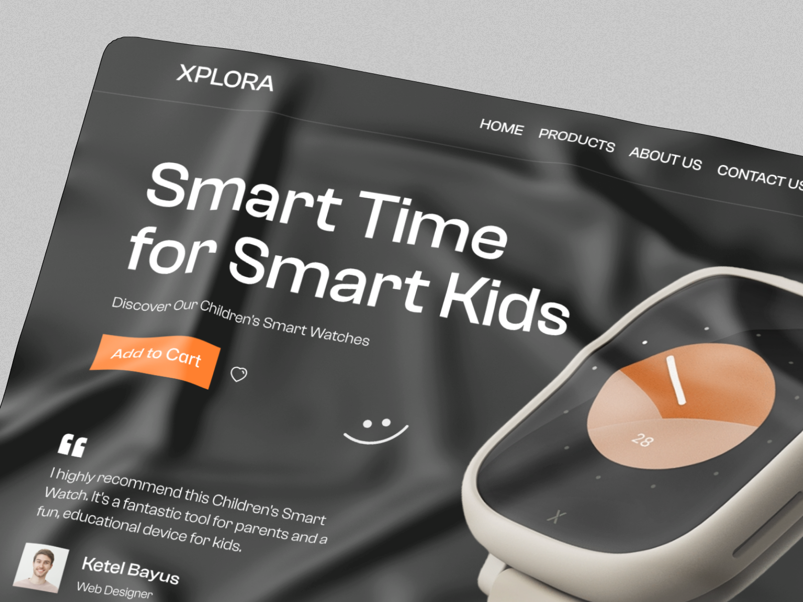 Smartwatch Shop Landing Page by Wily UI/UX for Wily Agency on Dribbble