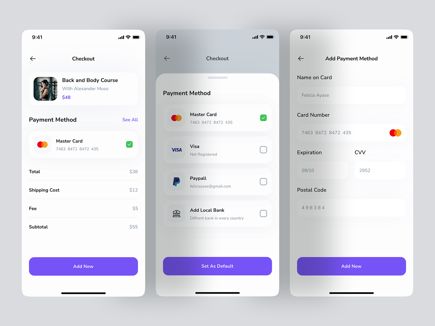 Payment Method Page by Risenlabs Designer for Risenlabs on Dribbble