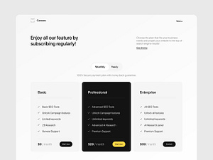 Pricing page by Basit A. khan 👋 on Dribbble