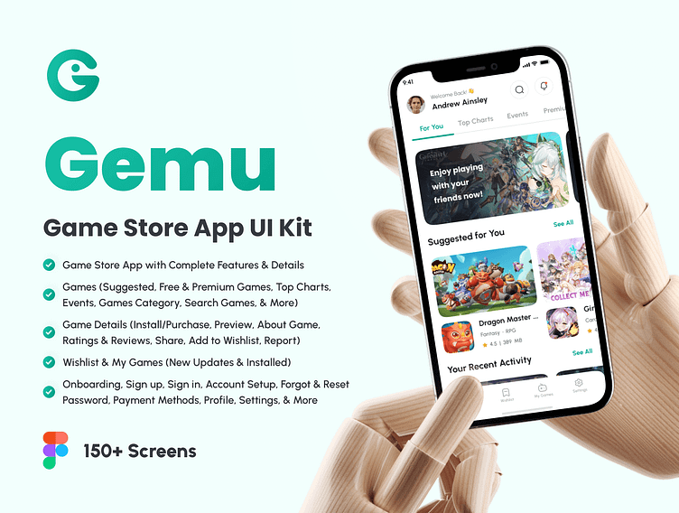 Gemu - Game Store App UI Kit by Sobakhul Munir Siroj on Dribbble