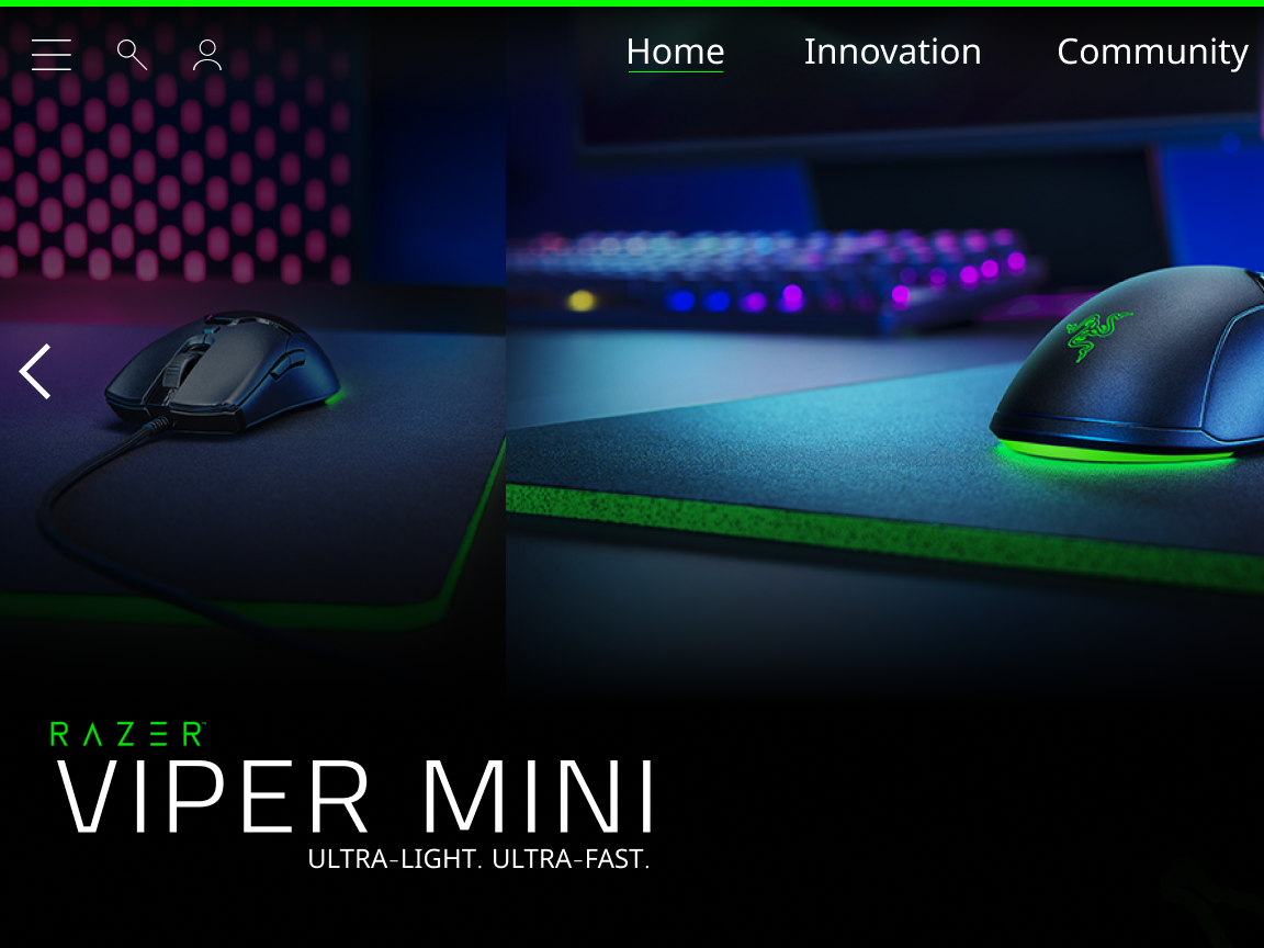 Razer - Website Design by Darian Samuel F. on Dribbble