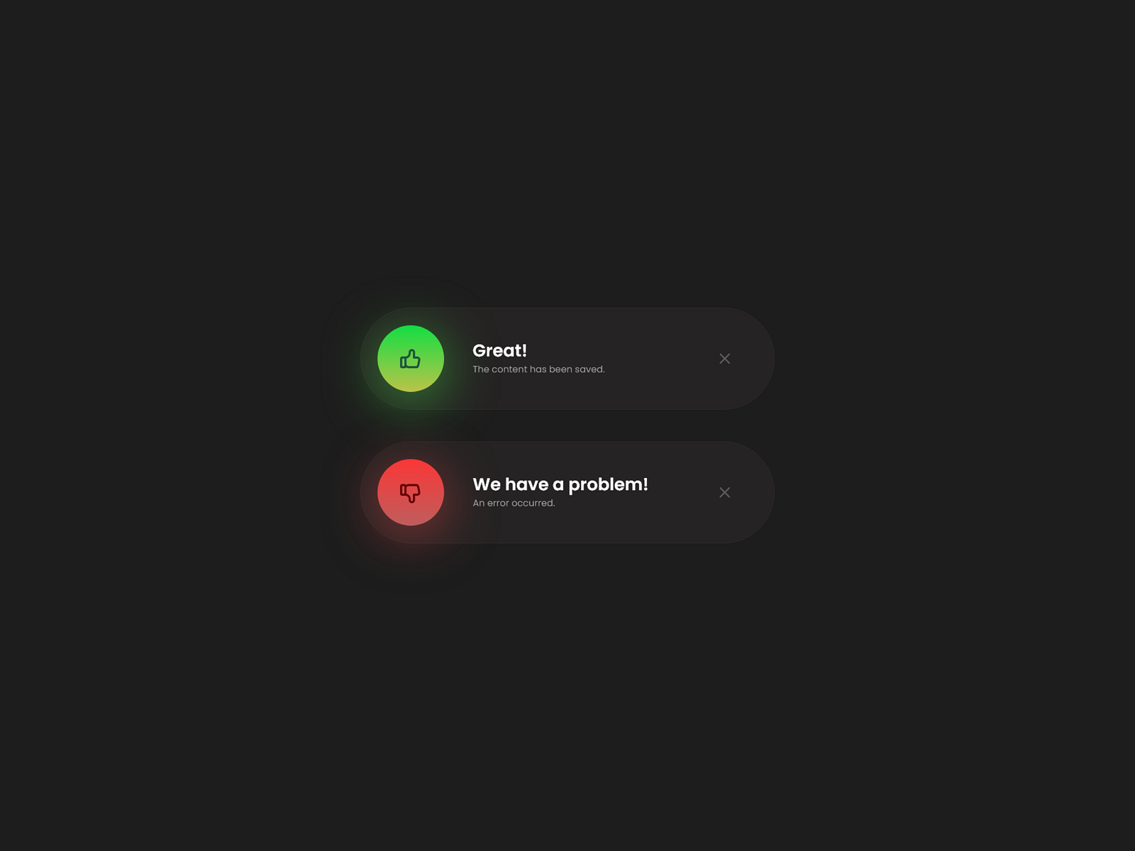 Daily UI - Flash Message by uikamil on Dribbble