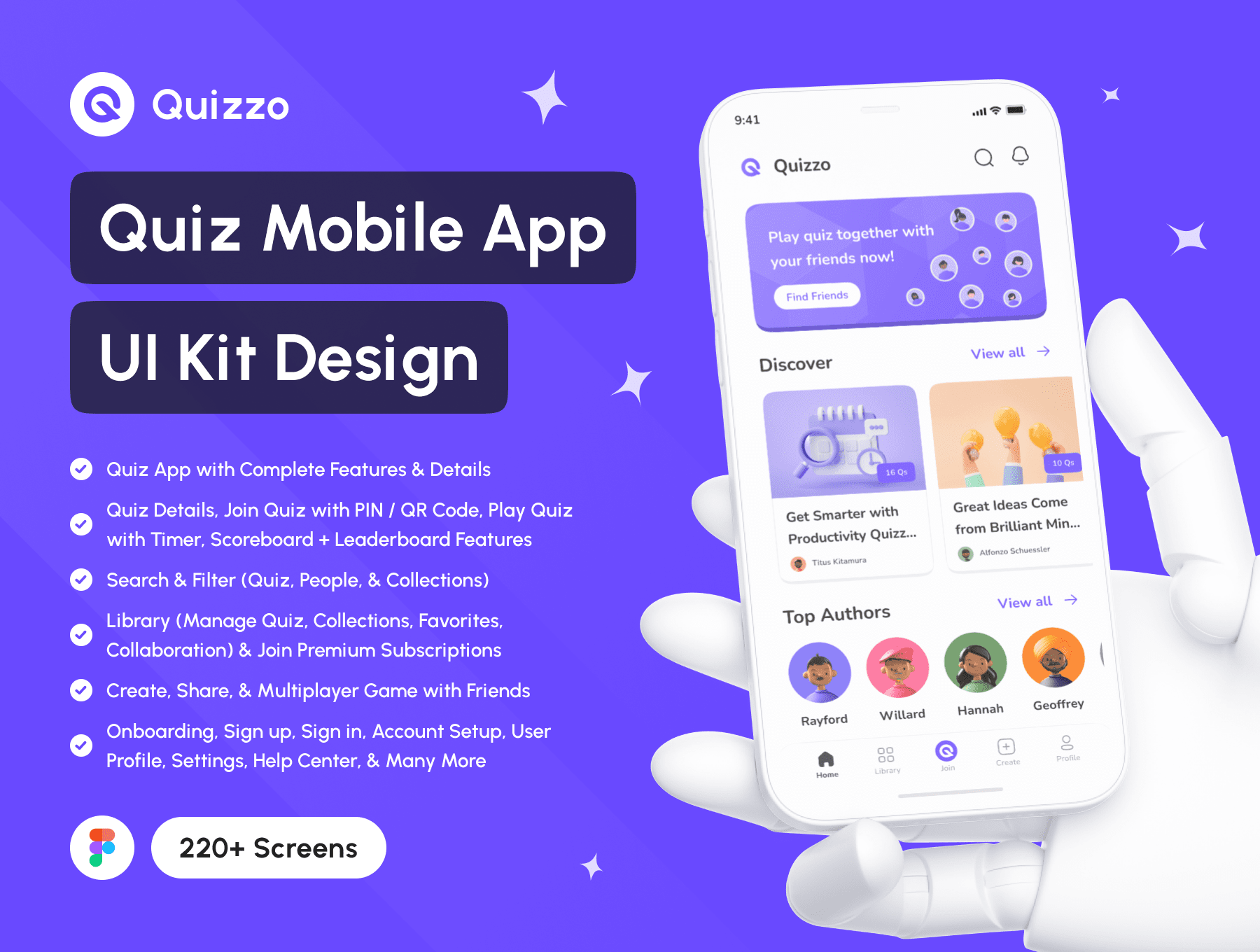 Quizzo - Quiz App UI Kit by Sobakhul Munir Siroj on Dribbble